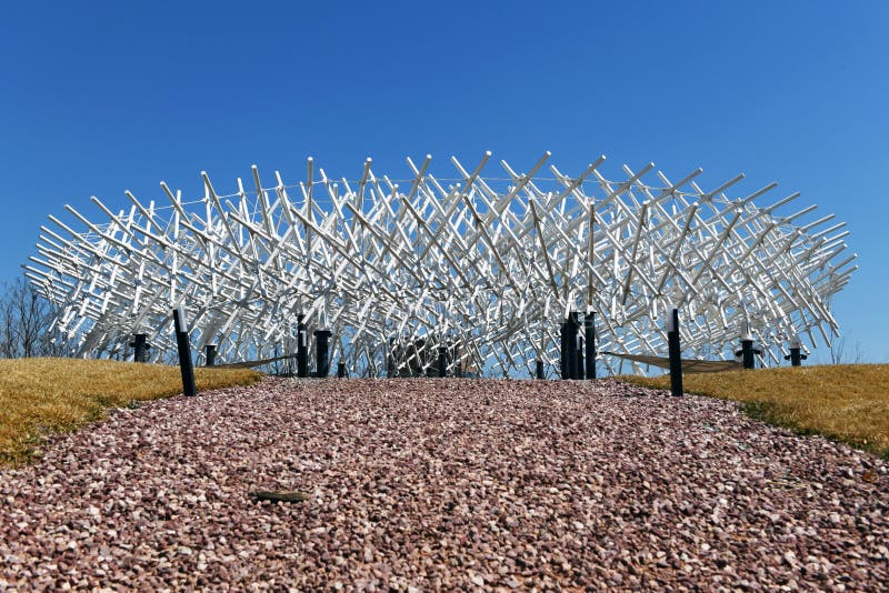 Modern Grid Architecture in the Garden Stock Photo - Image of japnese ...
