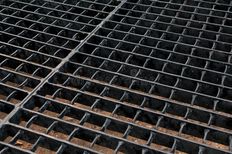 Steel grid stock photo. Image of drain, covering, lines - 48771060