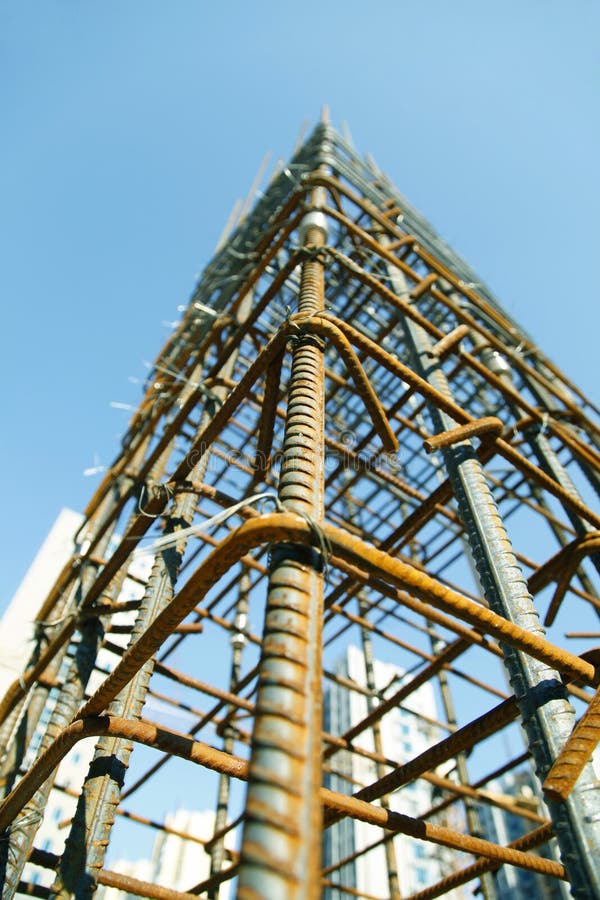 Steel grid stock image. Image of project, beams, infrastructure - 139375987