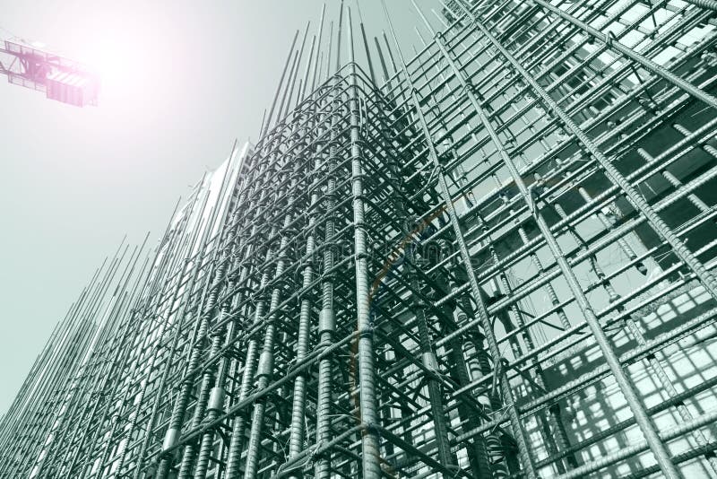 Steel grid stock photo. Image of engineering, built - 171509500