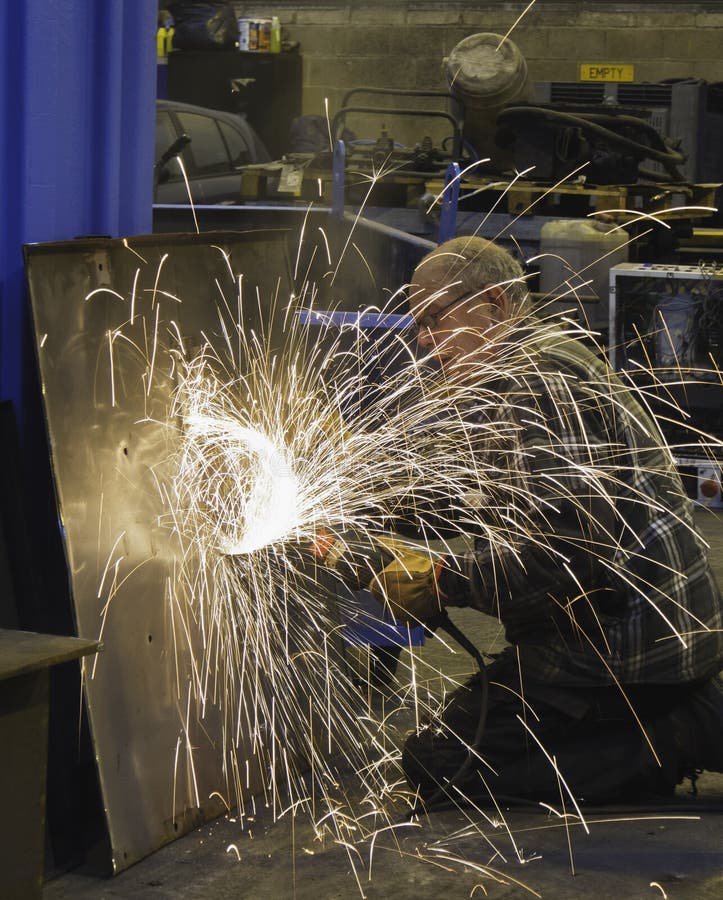 Steel grinding stock image. Image of glass, welder, leyland - 36494667