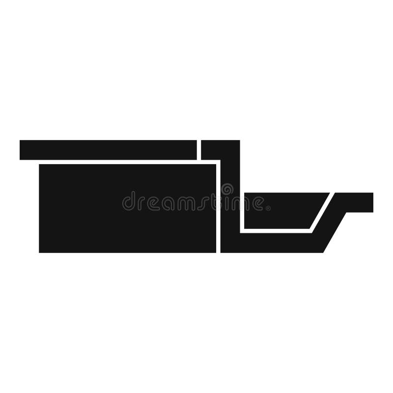 Steel Gutter Icon, Simple Style Stock Vector - Illustration of gutter ...