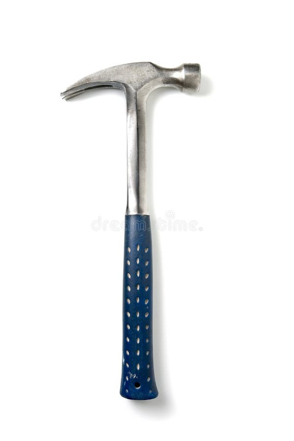 Steel Hammer Isolated on White Stock Image - Image of work, view: 13116477