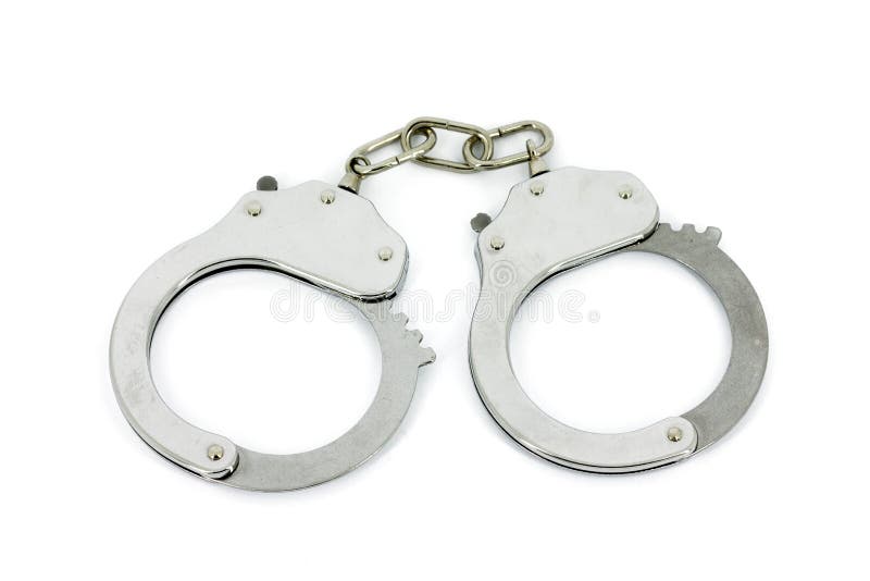 Sheriff Badge and Handcuffs Stock Photo - Image of equipment, crime ...