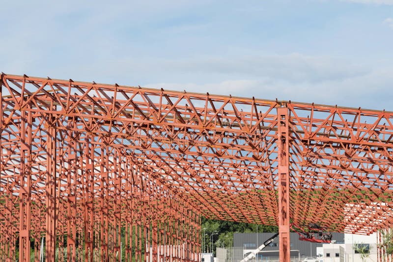 Steel, Inclined Frame Construction. Metal Structures for the ...