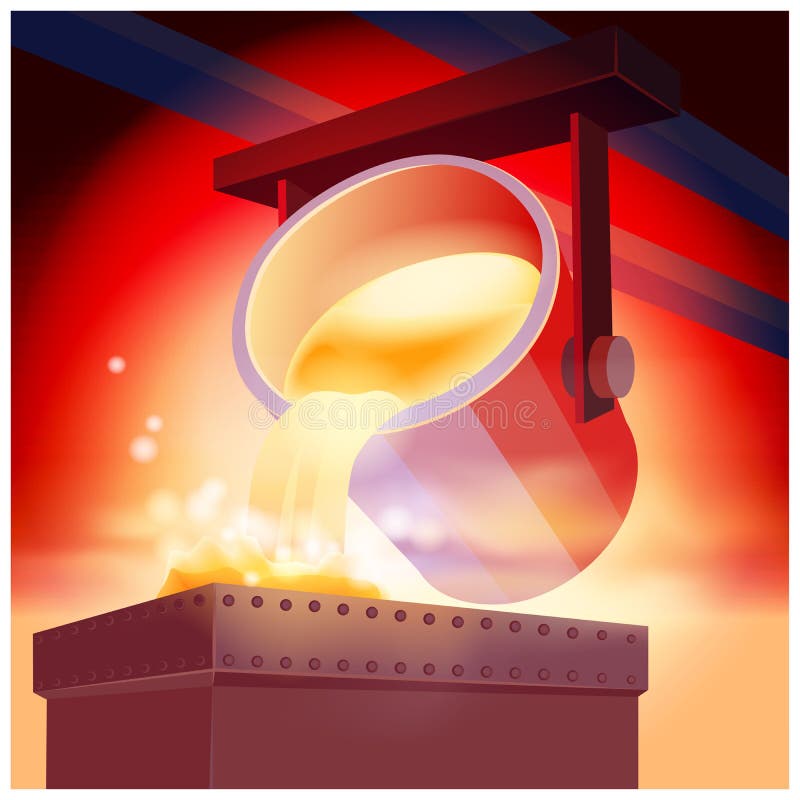 Steel industry logo stock vector. Illustration of metallurgy - 72855802