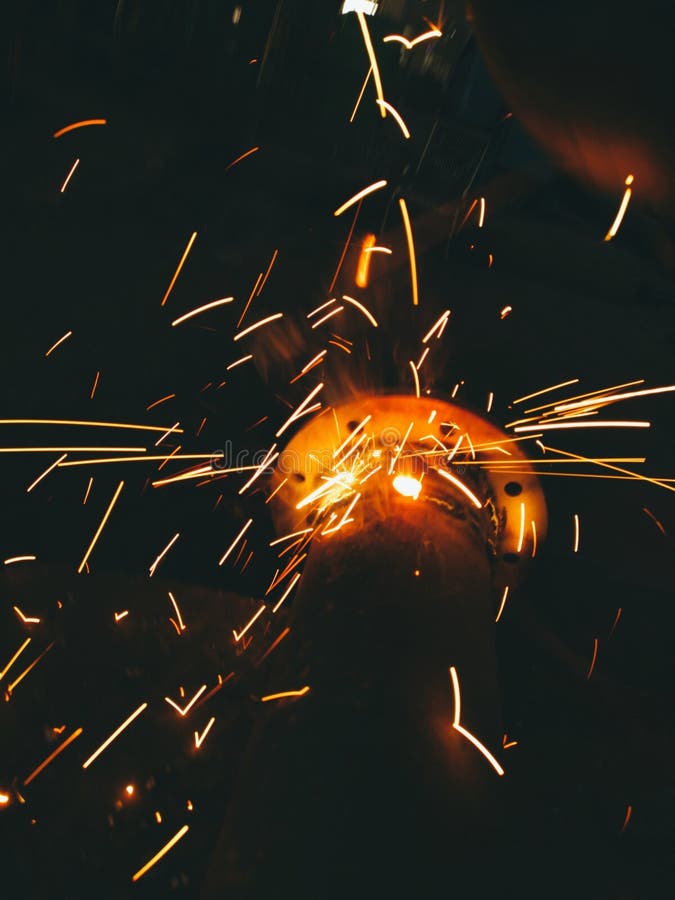 Steel Industry Rolling Mill Welding Stock Photo - Image of welding ...