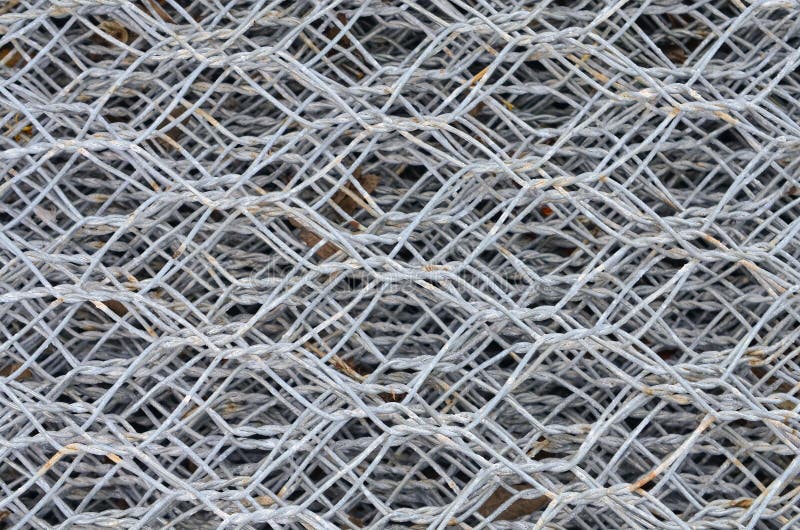 Steel Iron Raw Wire Fence Texture in a Warehouse Stock Photo - Image of ...