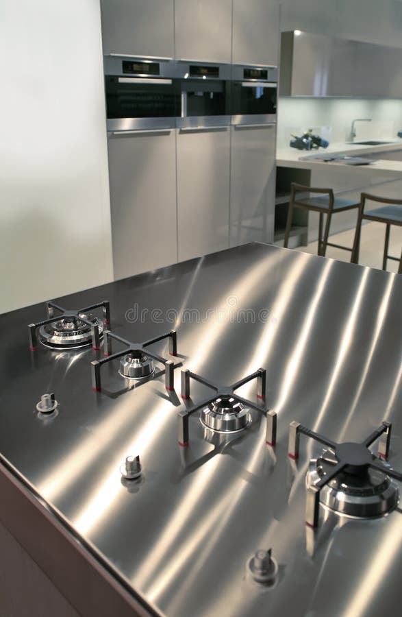 Steel Kitchen Knife Isolated on White. Object for the Project and ...