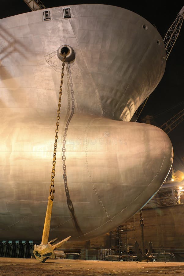 Steel Knight. stock image. Image of building, ship, dockside - 8882981