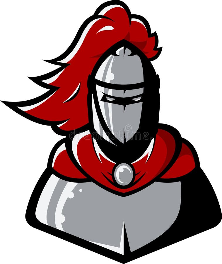 Iron knight Geometry Style stock vector. Illustration of devil - 140282392