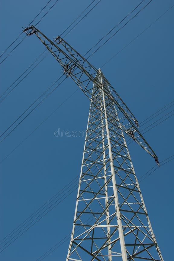 Steel lattice mast stock photo. Image of construction - 17167076