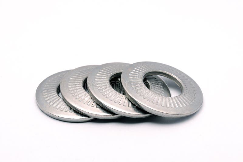 Steel lock Washer stock image. Image of seize, inventory - 21909497