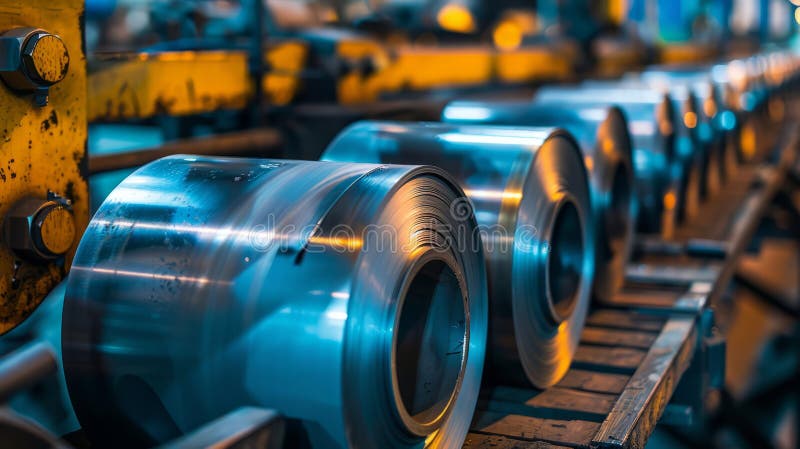 Steel is Major Export Commodity Stock Photo - Image of engineering ...