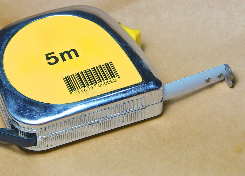 Steel measuring tape stock photo. Image of single, steel - 38164166