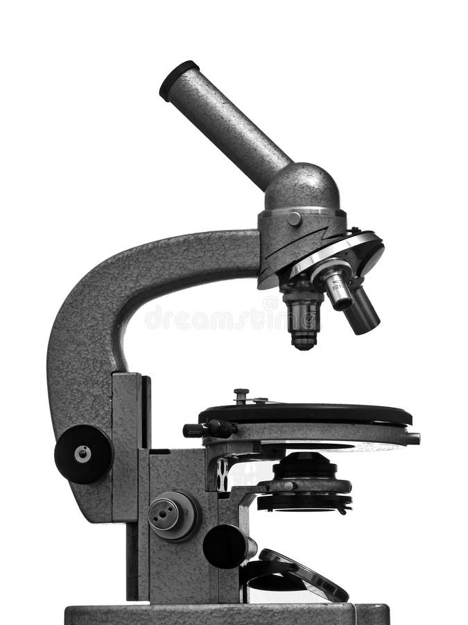 A steel medical microscope stock photo. Image of medico - 9255900