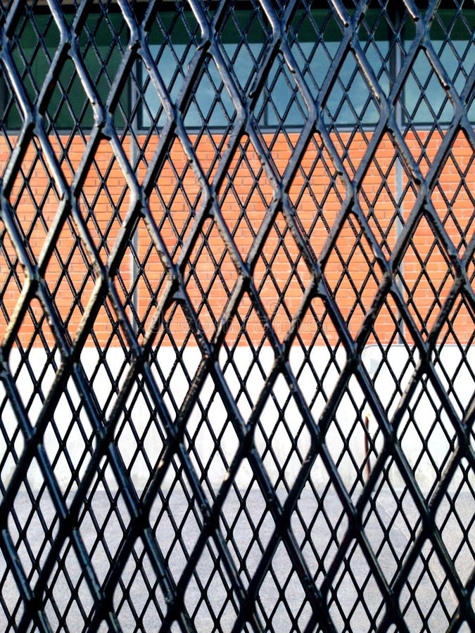 Steel mesh fence stock image. Image of chainlink, wire - 88735193
