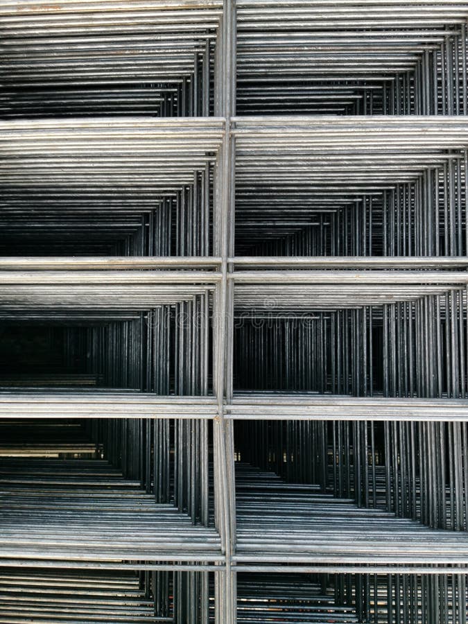 Steel Metal Construction Background Material Rusty Line Building Stock ...