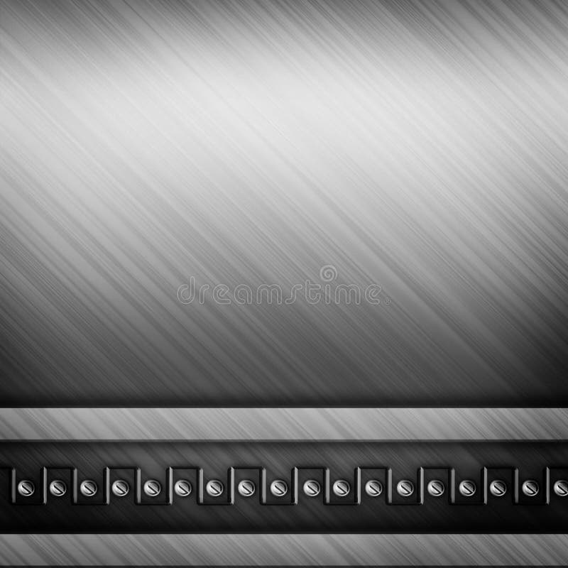 Steel Metal Plate Background Stock Illustration - Illustration of plate ...
