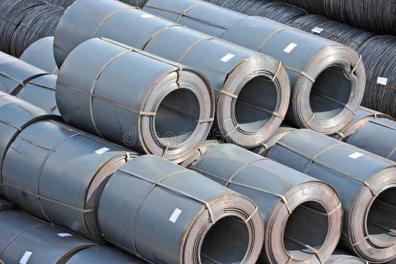 Steel metal-roll stock image. Image of pattern, metalroll - 34631273