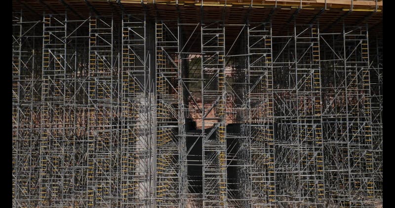 Steel Metal Scaffolding Support Structures for Bridge Construction ...