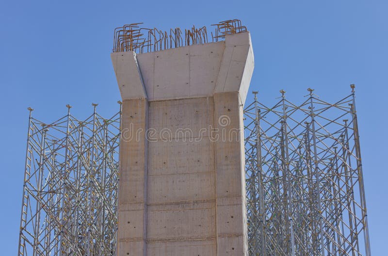 Steel Metal Scaffolding Support Structures for Bridge Construction ...