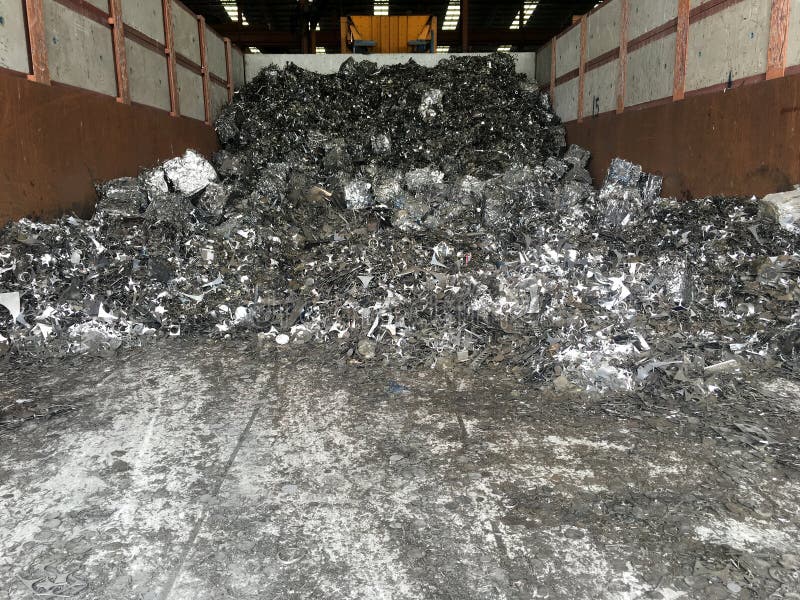 Steel metal scrap stock image. Image of recycling, metal - 75248355