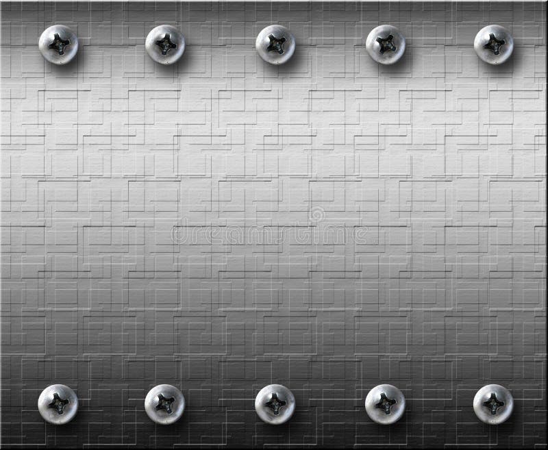Steel plate with bolts stock photo. Image of armoured - 2287902
