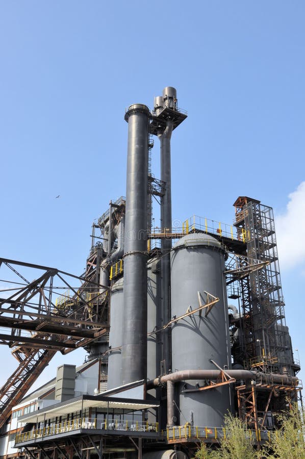 Steel Mill stock image. Image of modern, chimney, monterrey - 13016735