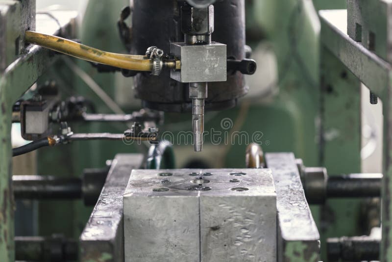 Steel mold, close up stock photo. Image of equipment - 90390088