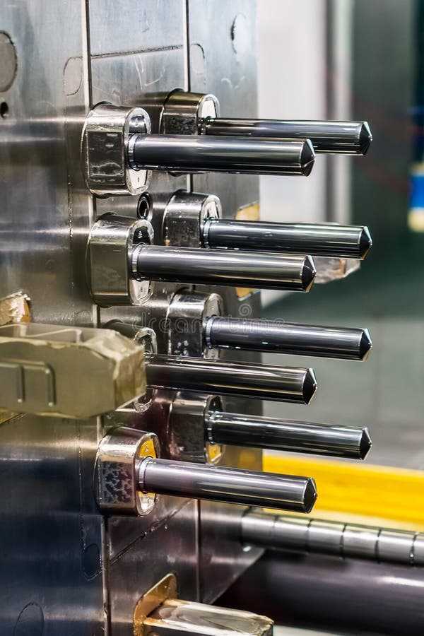 Steel Mold. the Main Working Part of the Plastic Injection Molding ...