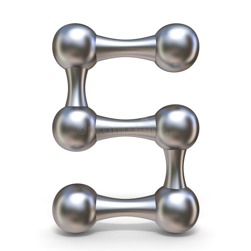 Steel Molecular Font Number 5 Five 3D Stock Illustration - Illustration ... Steel Molecular Font Number 5 Five 3D Stock Illustration - Illustration ...