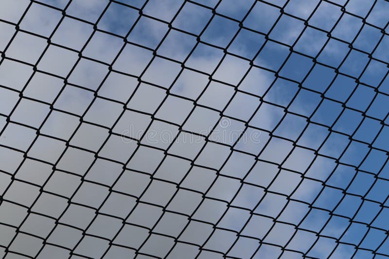 Steel net stock image. Image of cloud, steel, blue, background - 82107225