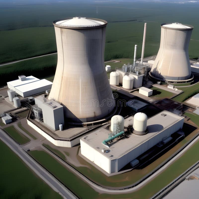 Steel Nuclear Reactor, AI-generatet Stock Illustration - Illustration ...