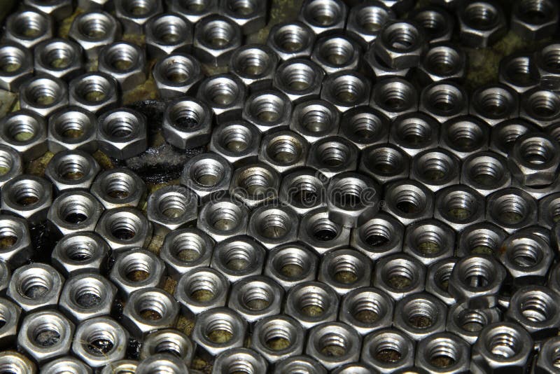 Steel nut stock image. Image of fastening, texture, build - 59671437