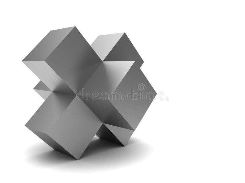 Steel object stock illustration. Illustration of aluminum - 54456555