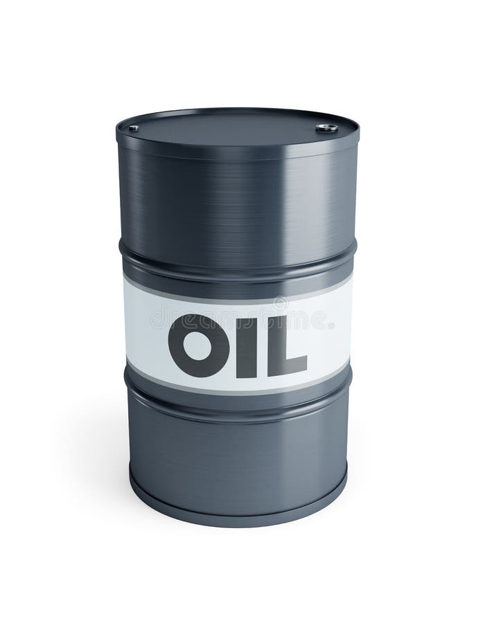 Steel oil barrel stock illustration. Illustration of container - 23689929