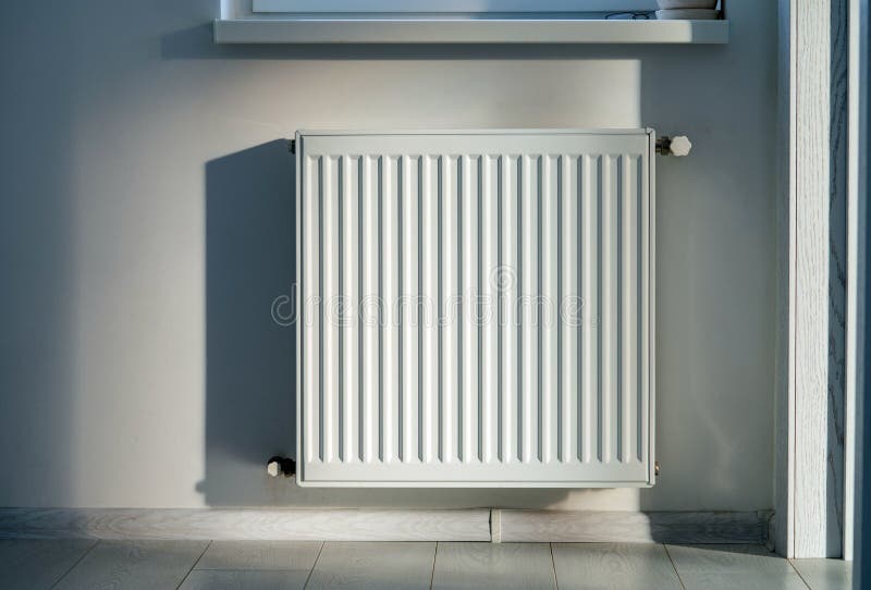 A Steel Panel Heating Radiator Stock Image - Image of heater, panel ...