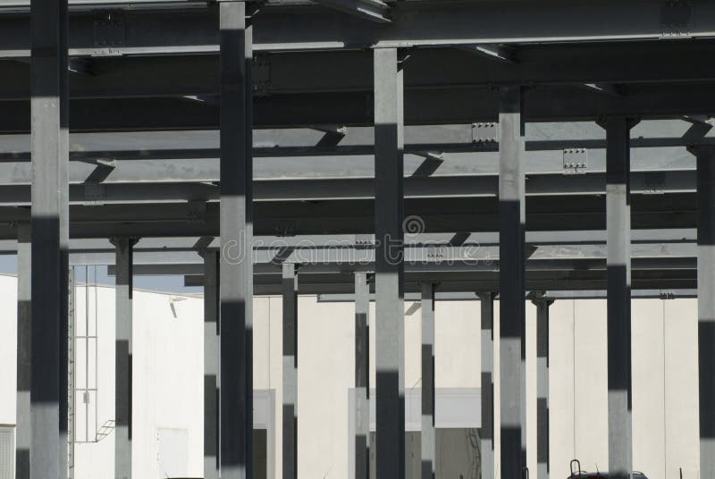 Steel parking structure stock image. Image of outdoor - 10904295