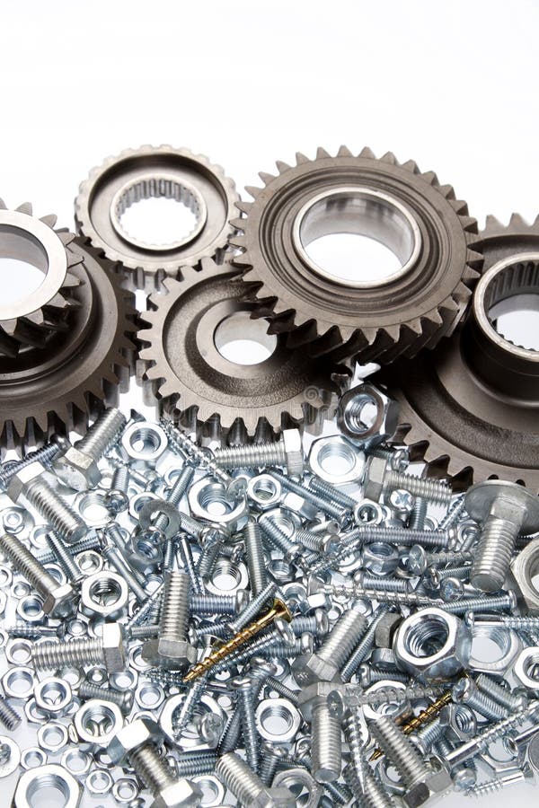 Steel parts stock image. Image of cogwheel, engineering - 25355937