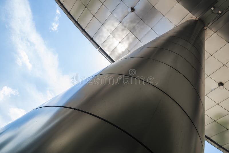 Steel pillar stock photo. Image of famous, frame, beam - 43840870