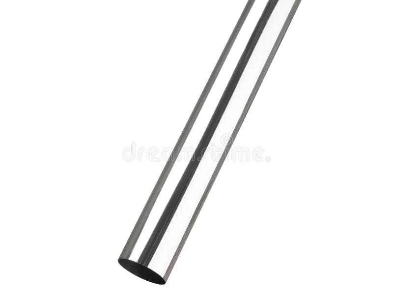 Shiny metal pipe stock illustration. Illustration of white - 81171619