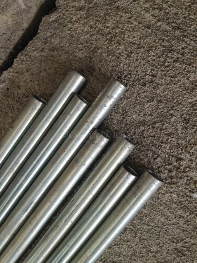 Steel Pipe for Fiber Optic Cable Stock Image - Image of tube, aluminium ...