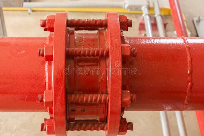 Flange joints stock photo. Image of scratched, bolts - 179645112
