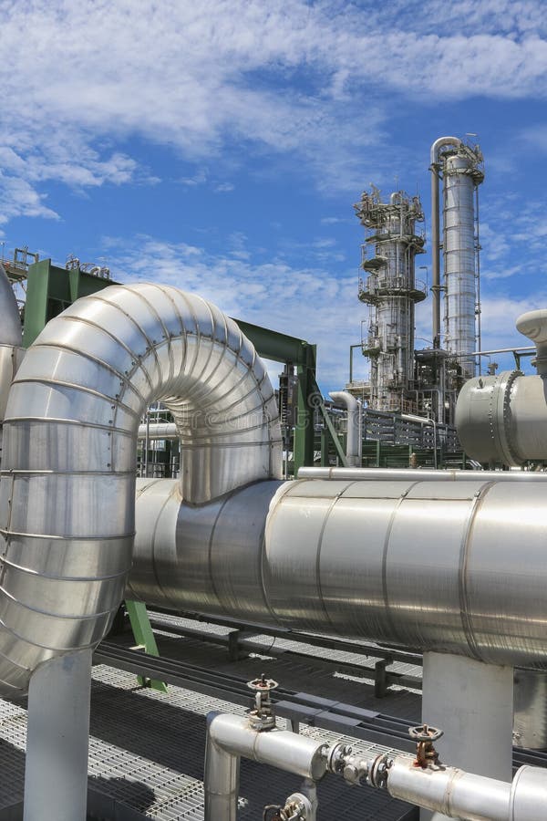 Steel pipe line stock photo. Image of technology, petrochemical - 33135972