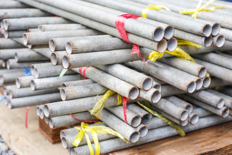 Steel Pipe stock image. Image of construction, material - 61590105
