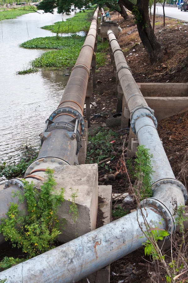 Steel pipeline stock image. Image of heap, pipeline, pile - 25544867
