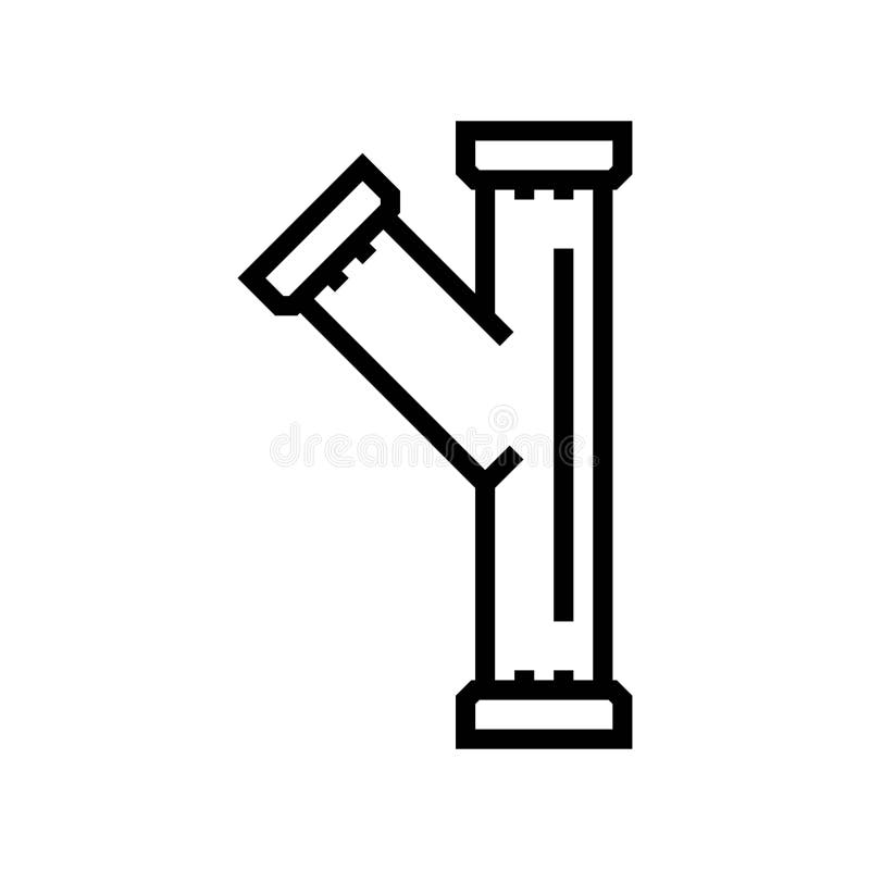 Steel Pipeline Line Icon Vector Illustration Stock Vector ... Steel Pipeline Line Icon Vector Illustration Stock Vector ...