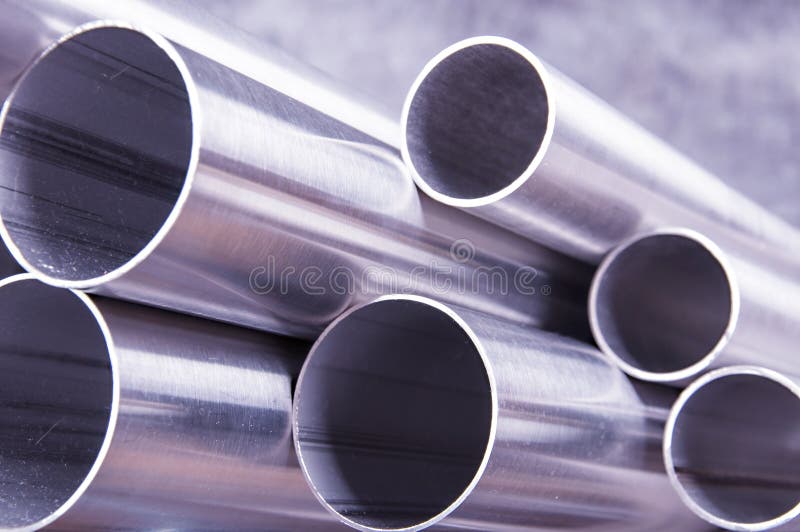 Steel pipes stock image. Image of industrial, group, profile - 84716065