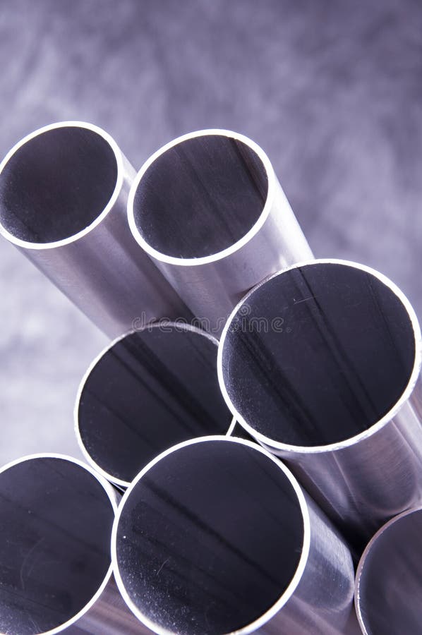 Steel pipes stock photo. Image of stainless, profile - 84734242